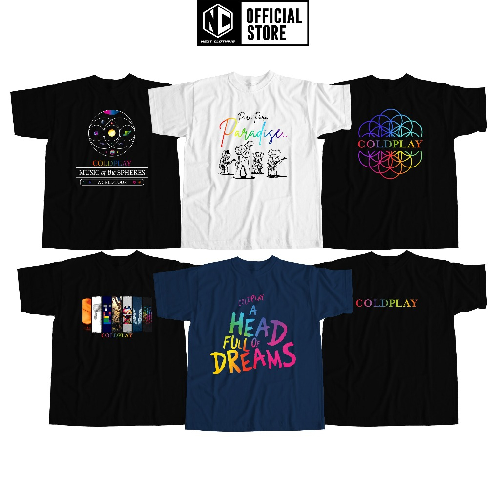 COLDPLAY SHIRTS - MUSIC OF THE SPHERES COLLECTION - BAND SHIRTS - FOR ...