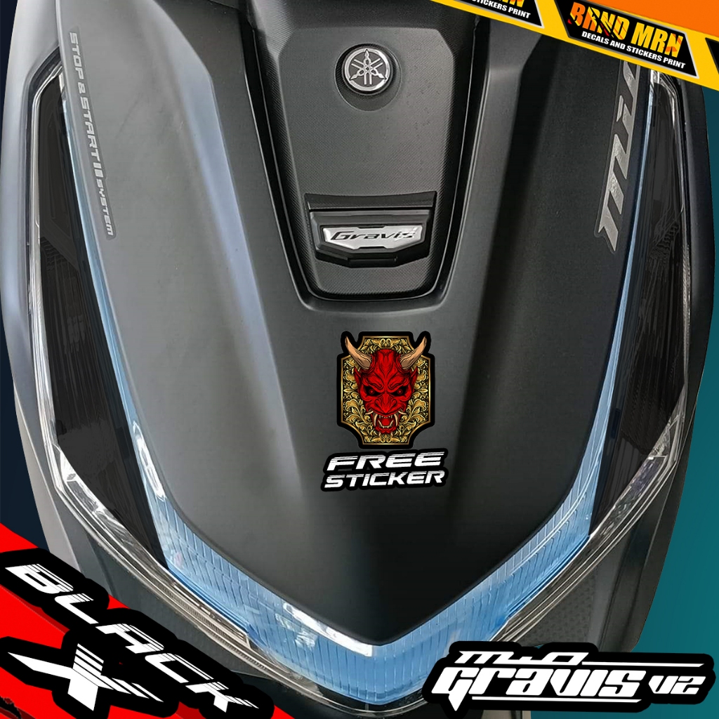 YAMAHA MIO GRAVIS V2 EYE STICKER TINT PROTECTOR COLORED SELECTION ...