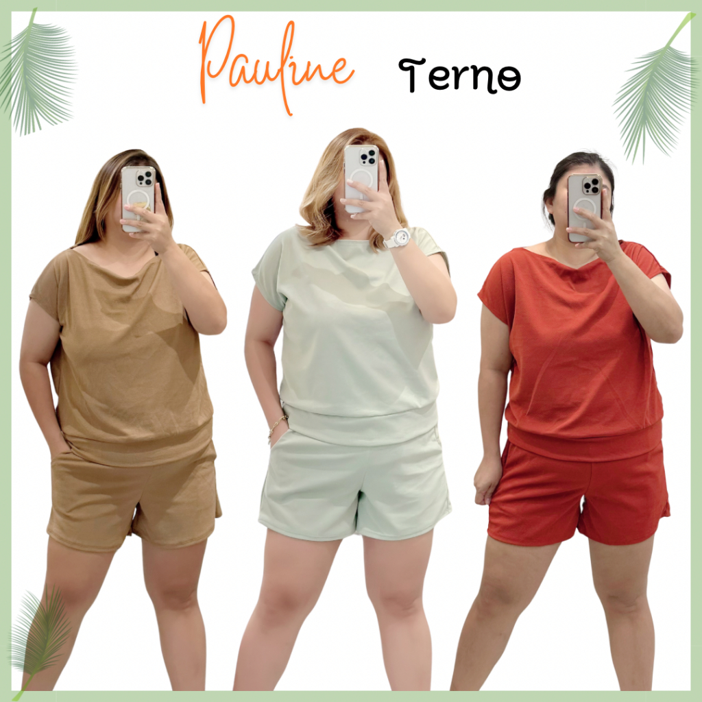 BBFEI - 2XL Plus Size Pauline Short Terno w/ 2 Side Pocket | Taytay Supplier | Shopee Philippines