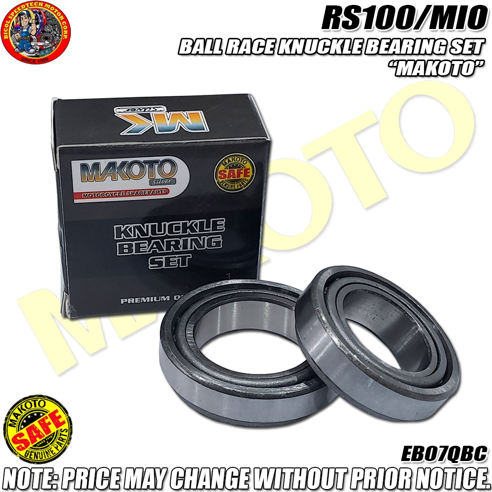 RS100/MIO BALL RACE KNUCKLE BEARING SET "MAKOTO" (EB07QBC) | Shopee ...