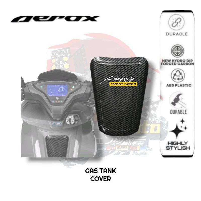 NEW!! Yamaha Aerox v2 hydro dip carbon gas tank cover | Shopee Philippines