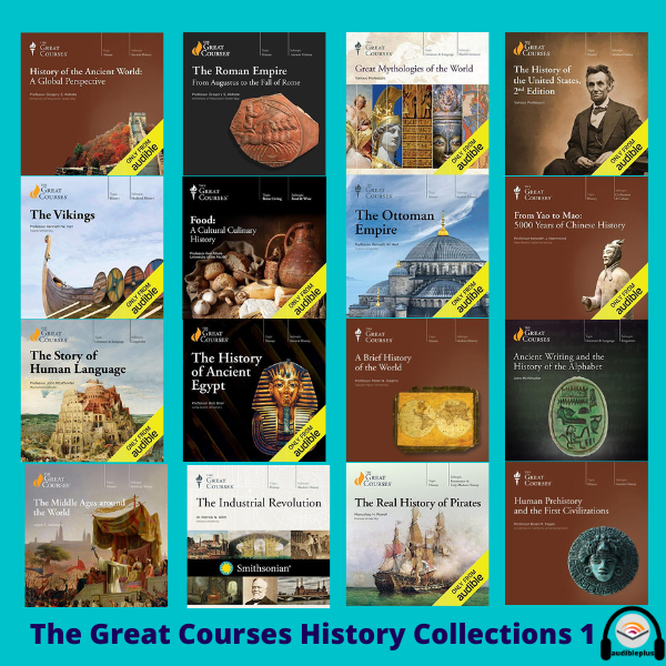 (Audible w/ PDFGuide in CD's) The Great Courses History Collections 1 ...
