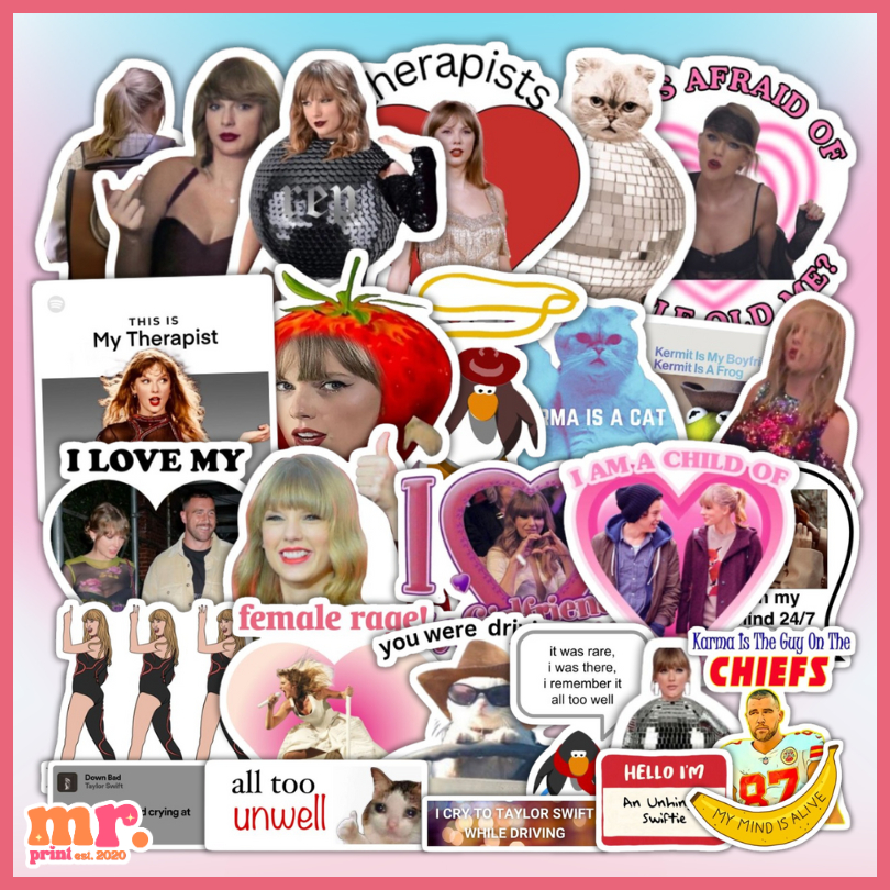 TAYLOR SWIFT MEMES VOL 5 STICKERS FUNNY MEMES WATERPROOF STICKER ...