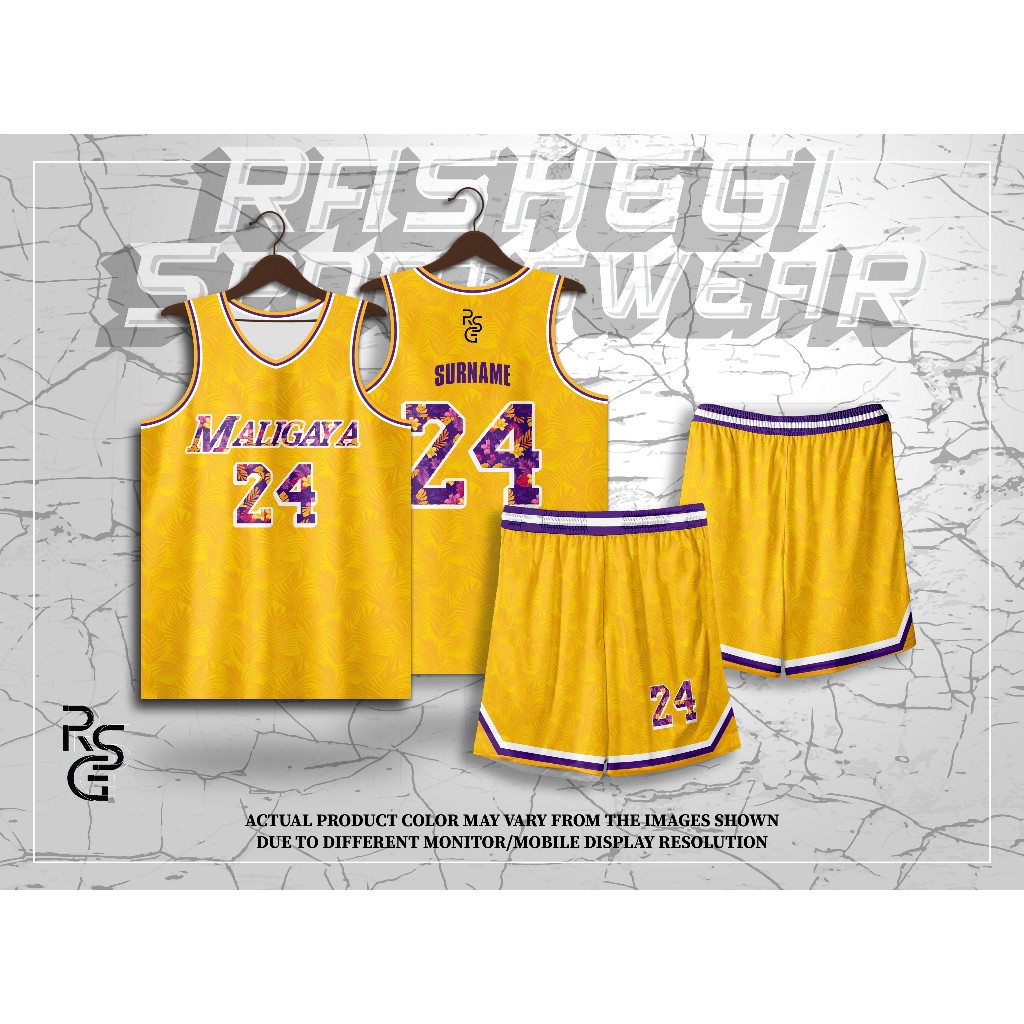 2024 RSG Customized Jersey Full Sublimation Lakers Inspired | Shopee ...