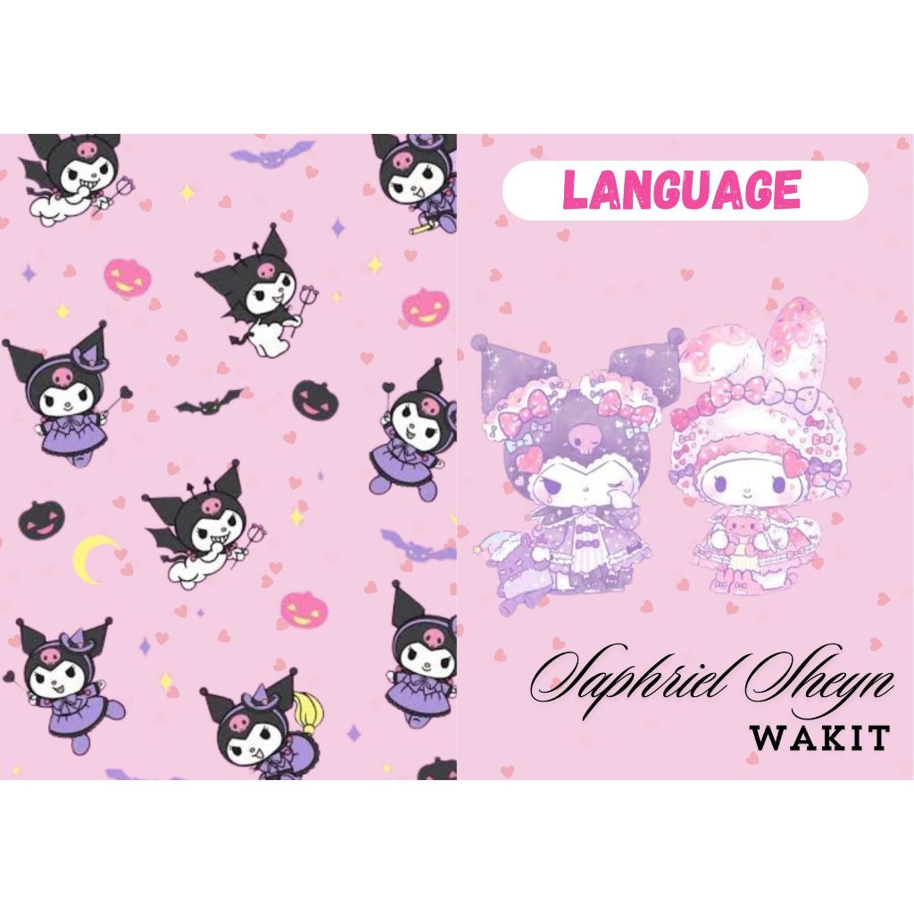 Kuromi Notebook Laminated Sticker Cover | Shopee Philippines