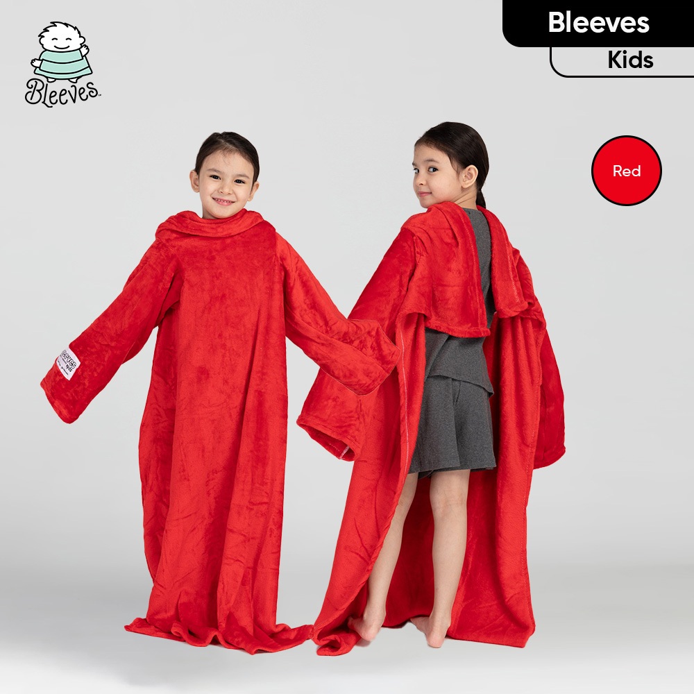Bleeves® | Red Bleeves Kids Size Wearable Blanket for Men and Women ...