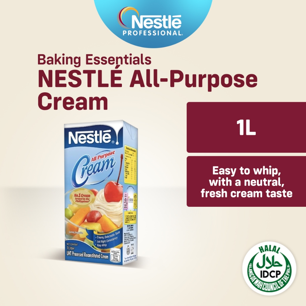 Nestle All-Purpose Cream 1L | Shopee Philippines