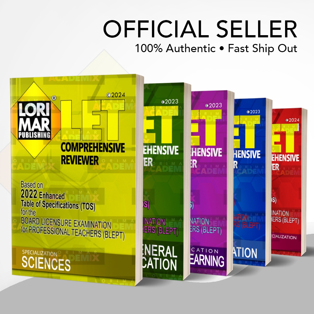 LET Reviewer - ALL TITLES - Lorimar Official Seller | Shopee Philippines