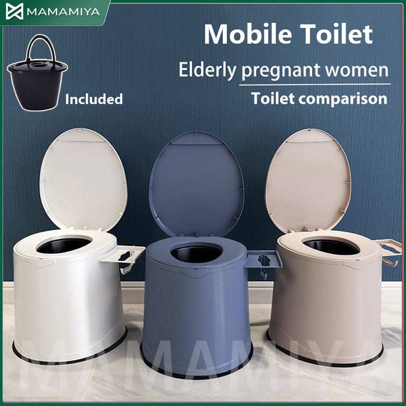 Portable Toilet Elderly Plastic Mobile Toilet Arinola for Adult ...