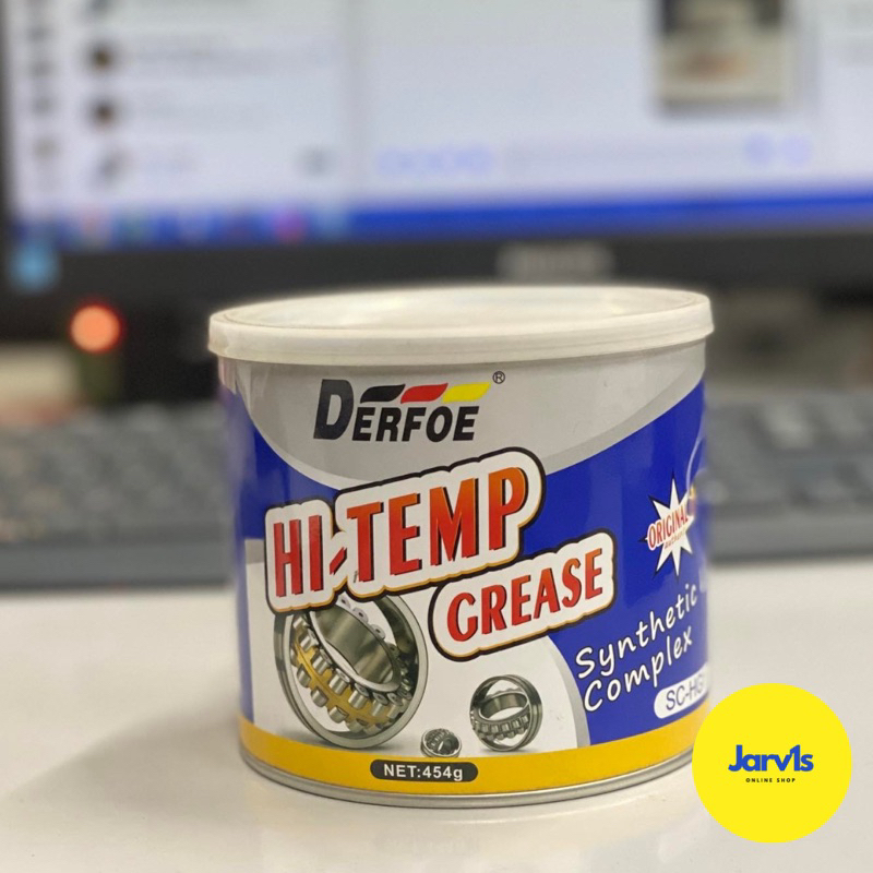 Derfoe hi temp lithium multi- purpose grease 454g red and blue | Shopee Philippines
