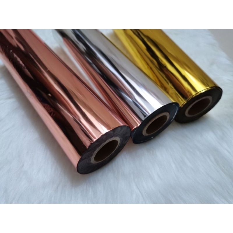 8"x120 meters - TONER REACTIVE GOLD FOIL | GOLD LASER TRANSFER FOIL ...