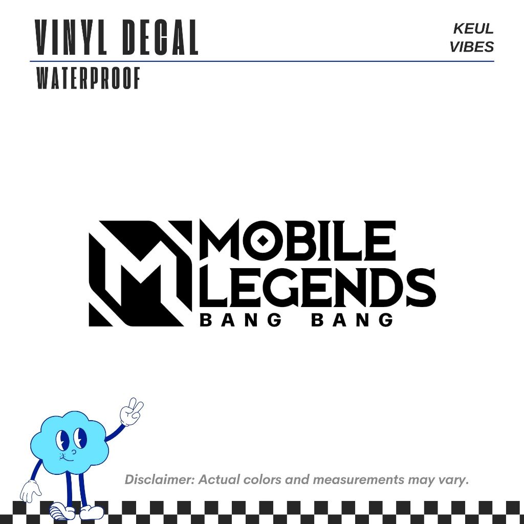 Mobile Legends bang bang 1 Vinyl Decals brand laptop motor bike car ...