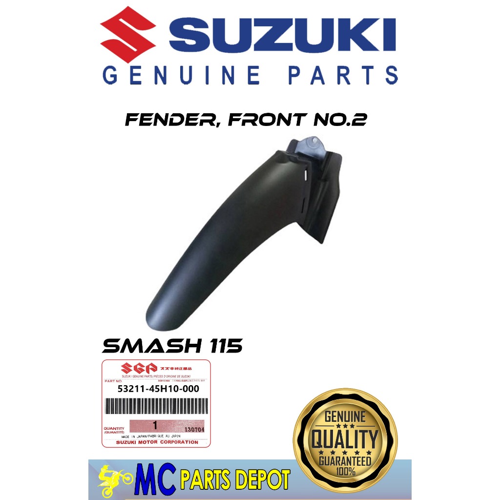 SUZUKI GENUINE FENDER, FRONT NO. 2 / INNER FOR SMASH 115 ( 53211-45H10 ...