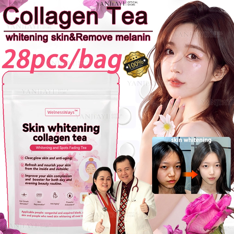 Collagen Tea Whitening Remove Melanin Skin Glow Collagen Drink Dark ...