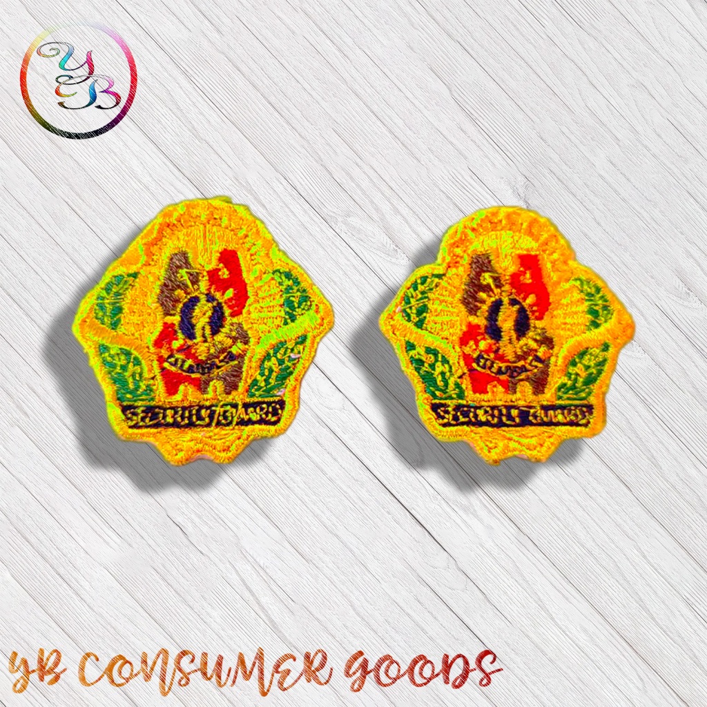security Guard Collar patch (pair) | Shopee Philippines