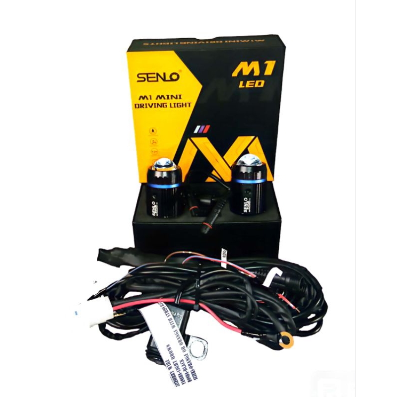 Plug & Play w/ Harness Senlo M1A-Plus Mini Driving Light V3 60 Watts ...