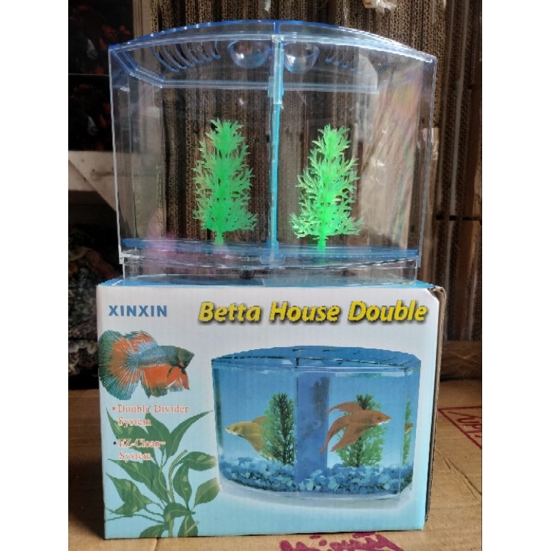 Betta House Double Aquarium | Shopee Philippines