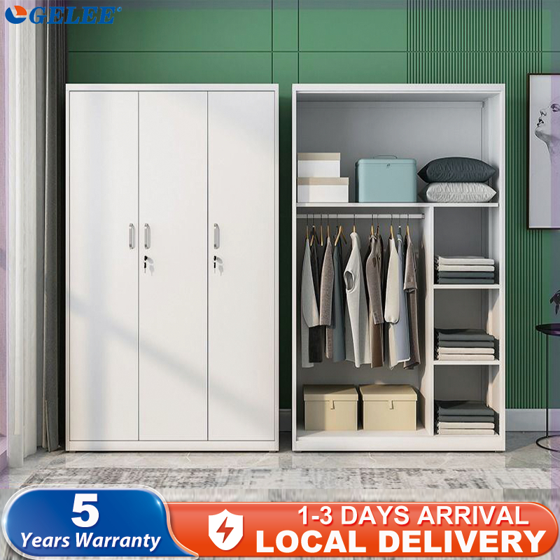 2 / 3 Door Wooden Cabinet For Clothes Multifunctional Simple Modern ...