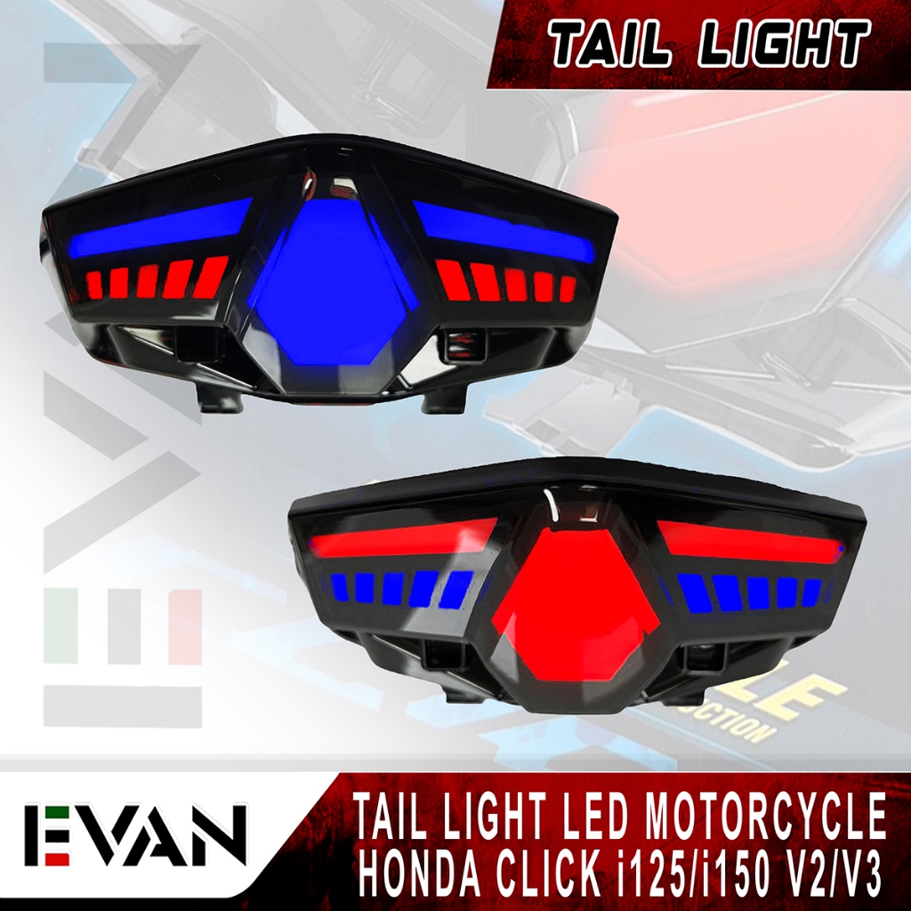 EVAN shop Honda Click i125/150 v2/v3 Flowing Tail Light Assy Led Light ...
