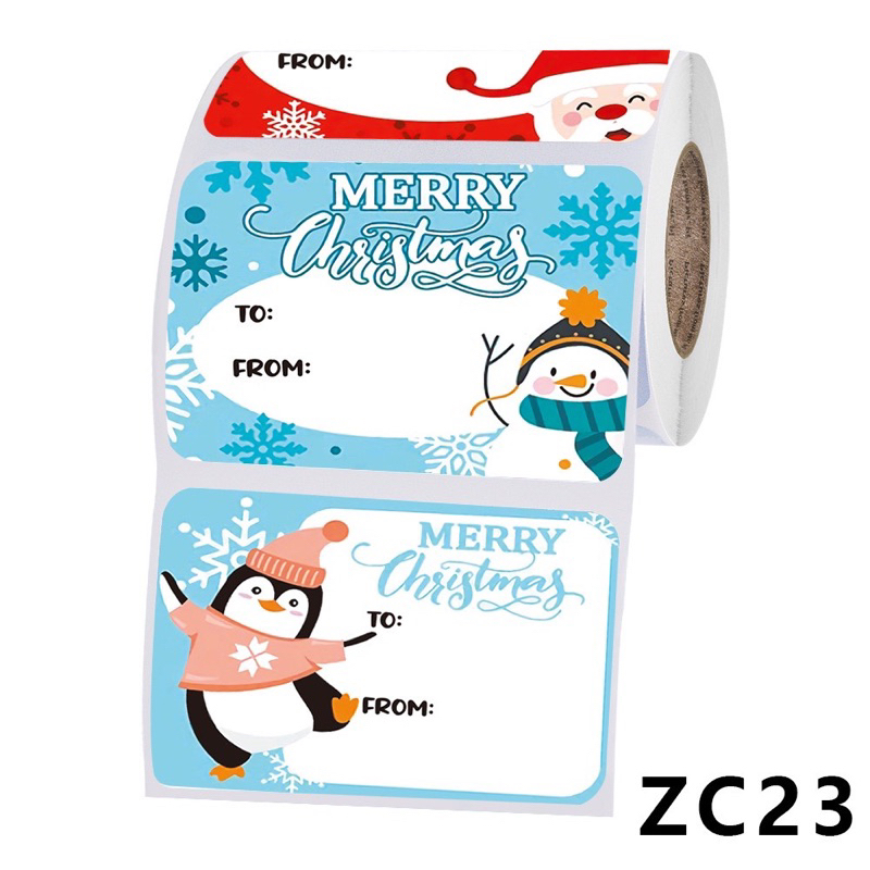 CHRISTMAS STICKERS TAGS SOLD PER PACK 100 PIECES | Shopee Philippines