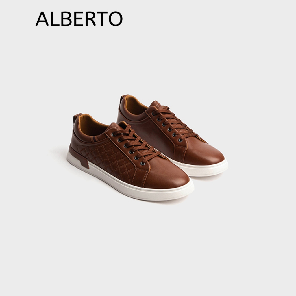ALBERTO Men's Jack Lace-up Sneakers | Shopee Philippines