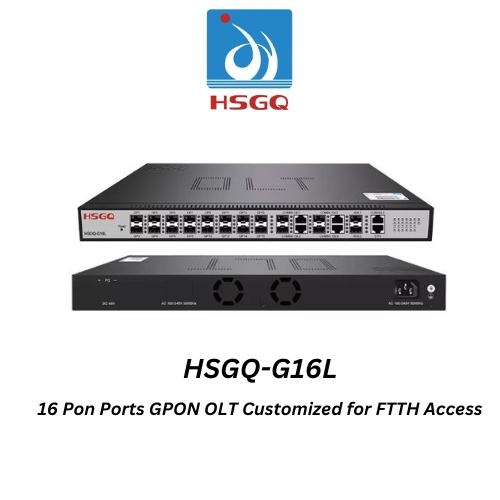 16 Pon Ports Gigabit Ethernet Passive Optical Network OLT Customized ...
