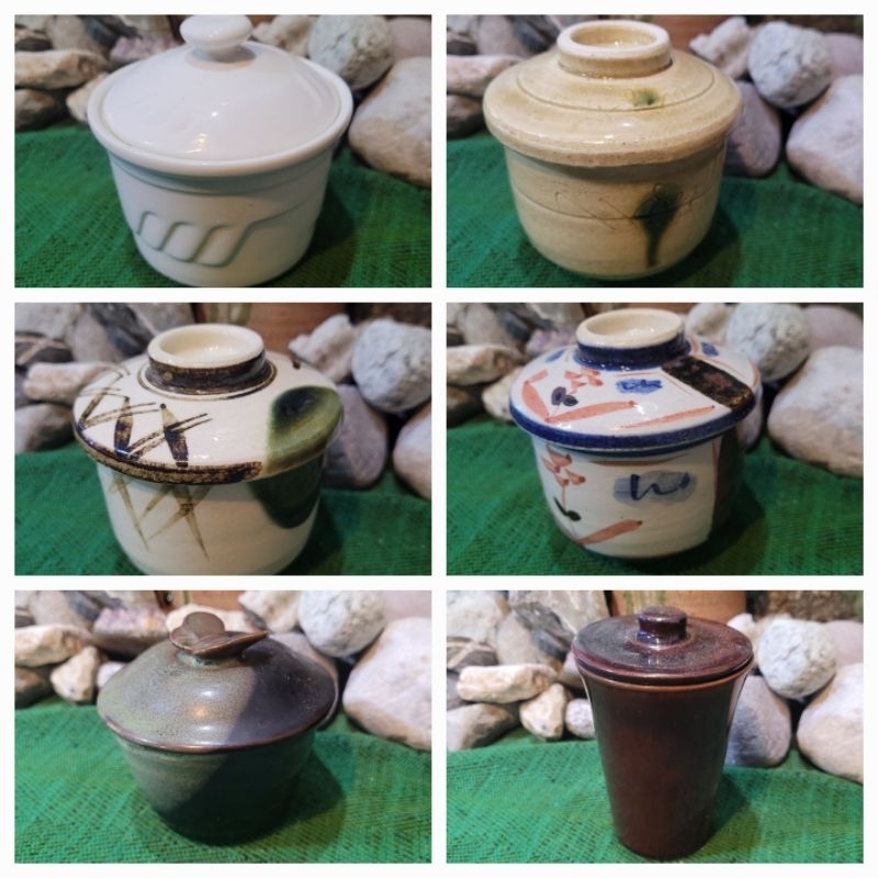 Japan/UK surplus canisters trinkets cup w/ covers jars stonewares ...