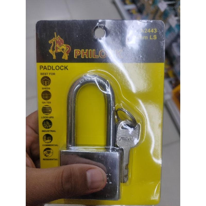 philock heavy duty padlock 50mm | Shopee Philippines