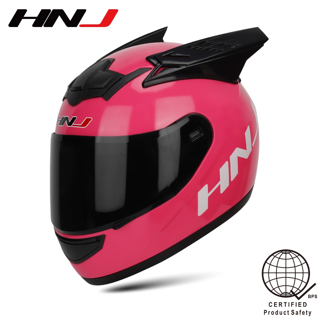 HNJ 902 Men Motorcycle Full Face Visor Helmet Available For Women ...