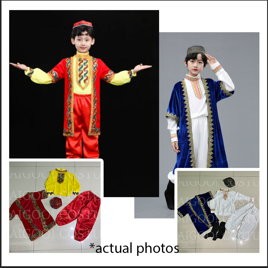 Tajikistan Uzbekistan Turkmenistan Kazakhstan Libya Costume United Nations Central Asia Boys ...