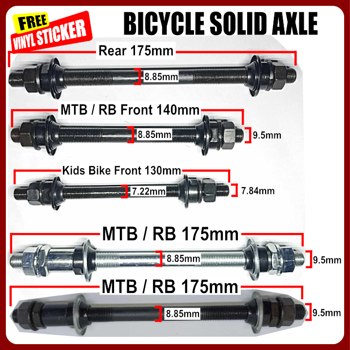 BMX MTB JAPAN Children's Bike Solid Axle Front Rear Solid Axle Bike ...