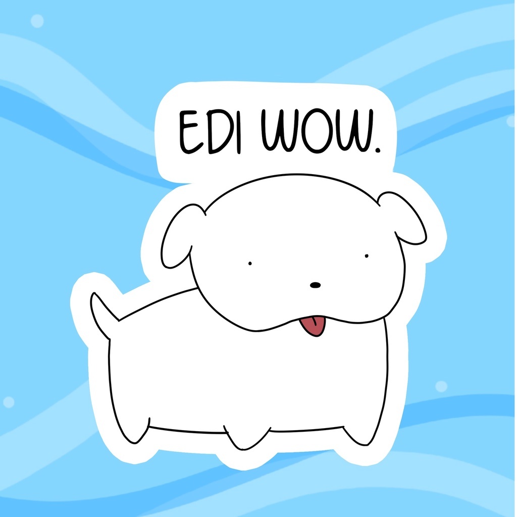 SSKAIT Spike Waterproof funny dog mood die cut sticker - Edi wow ...