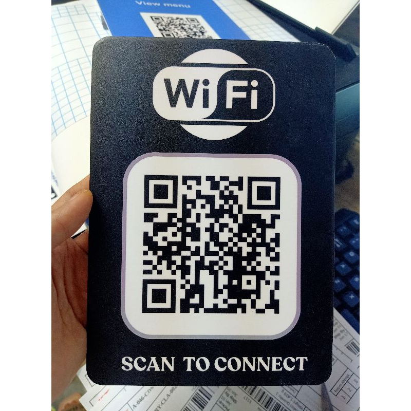 Wi-fi Qr code Standee | Shopee Philippines