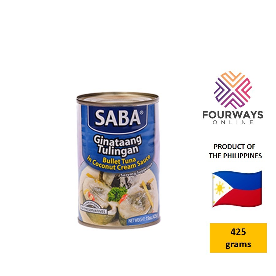 Saba Ginataang Tulingan in Can 425g | Shopee Philippines