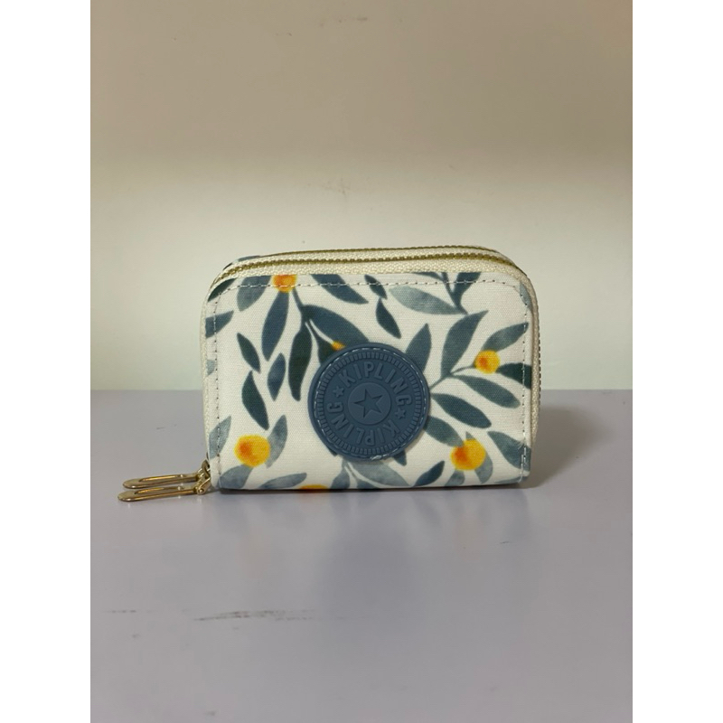 Kipling small coin/card wallet printed white | Shopee Philippines