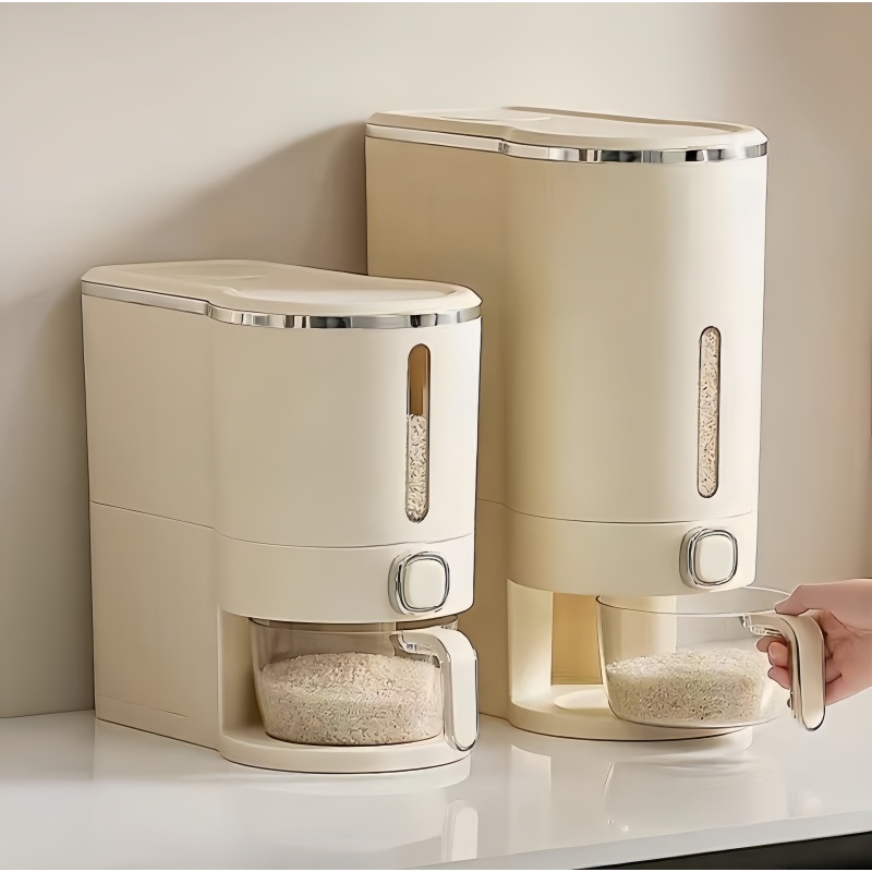 8KG Rice Dispenser nano barrel insect-proof Rice storage box moisture ...