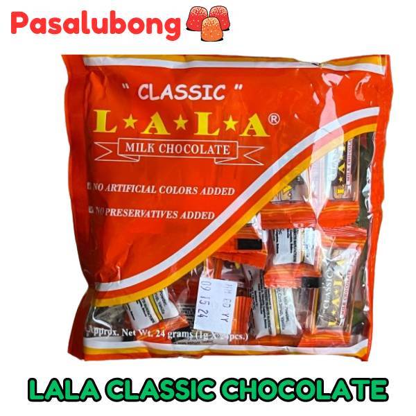 PASALUBONG LALA MINI CHOCOLATE 24 PCS PER PACK / ORIGINAL CLASSIC ...