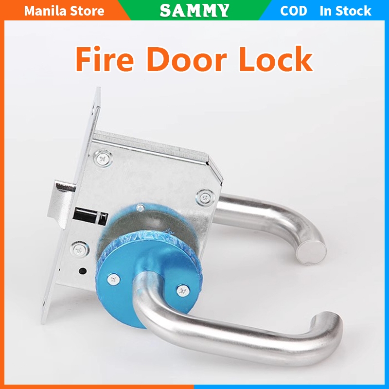 Fireproof Door Lock Universal Security Lock for Fire Doors Safety Exit ...