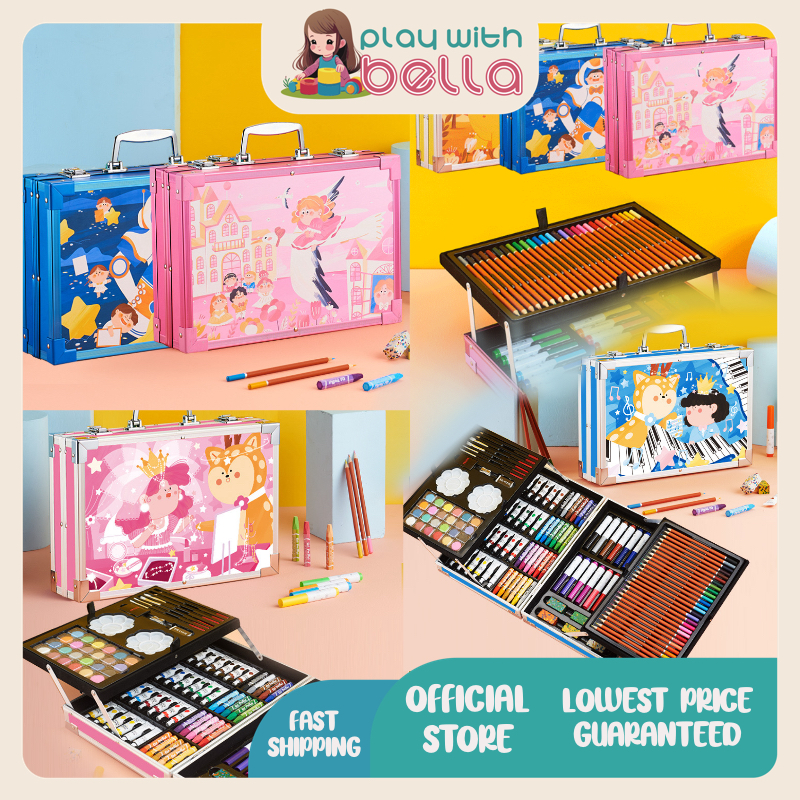Artist Box Deluxe Artist Iron Box Suitcase Markers Color Painting ...