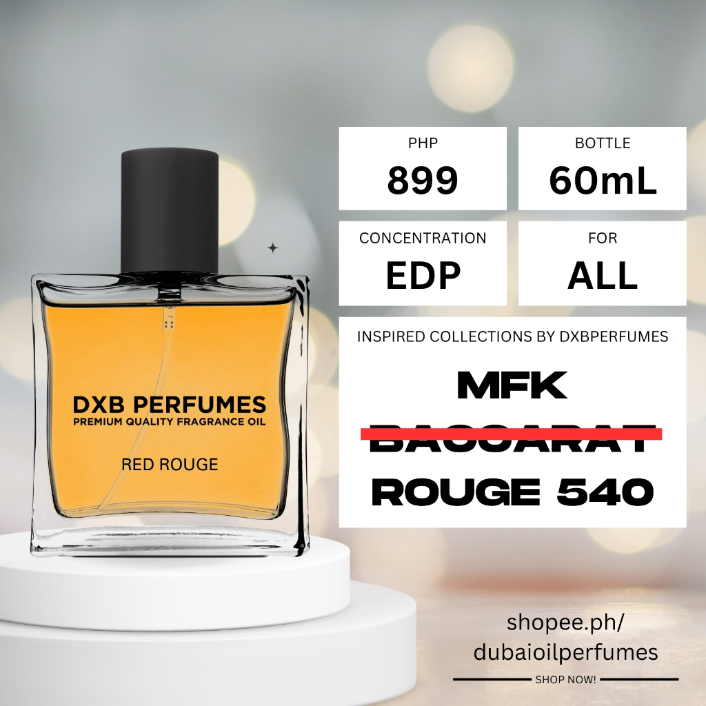 RED ROUGE - For All Gender - 60ml - DXB PERFUMES - DXBperfumes | Shopee ...