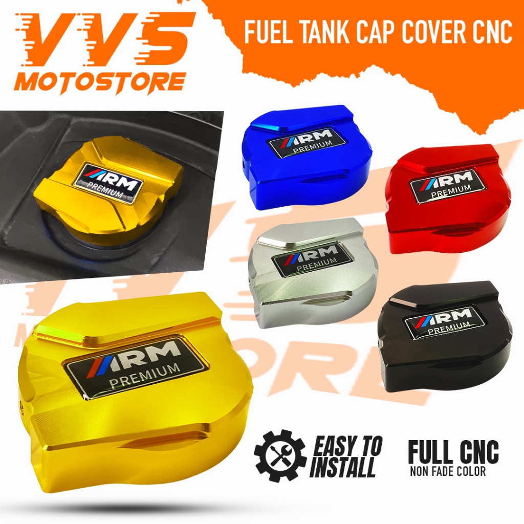 ARM Fuel Tank Cover Full CNC Alloy Universal | Shopee Philippines