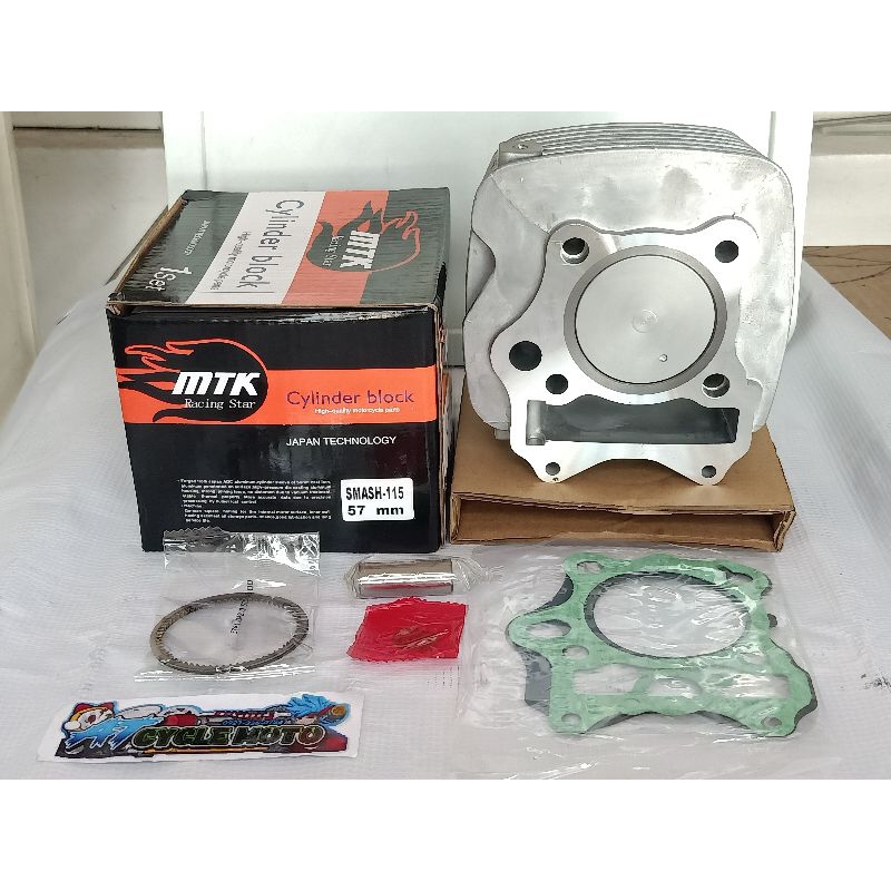 MTK CYLINDER BLOCK FOR SMASH 115 STANDARD SIZE/57MM | Shopee Philippines