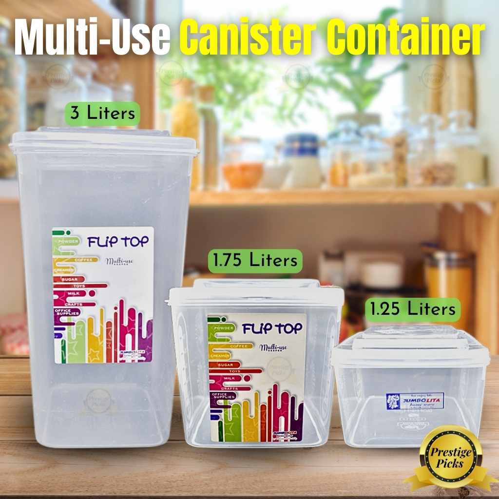 Food Storage Canister for Milktea Shake Coffee Food Powder Container ...