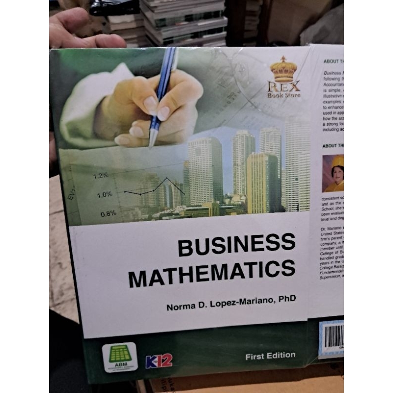 Business Mathematics By Lopez Mariano Brand-new Original Onhand Rex | Shopee Philippines