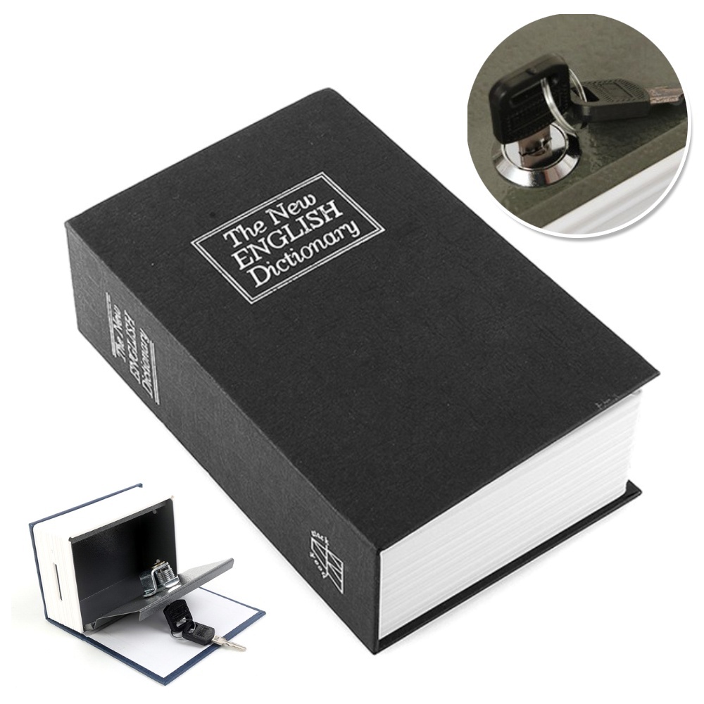 English Dictionary Safety Box with lock and key money box with lock ...