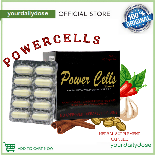 Powercell Herbal Dietary Supplement 500 mg 10 Capsules | Shopee Philippines