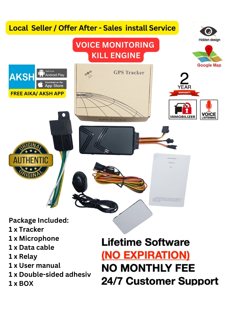 AIKA AKSH APP GPS Tracker with Kill Engine and Voice monitoring ...