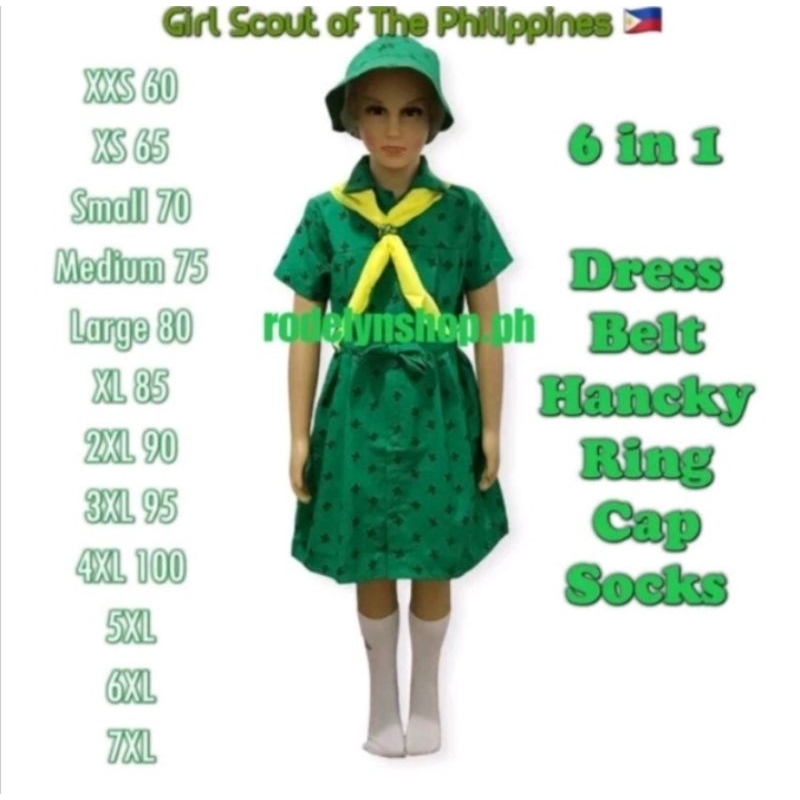 GIRL SCOUT 6 IN 1 UNIFORM SCOUTING GSP DRESS | Shopee Philippines GIRL SCOUT 6 IN 1 UNIFORM SCOUTING GSP DRESS | Shopee Philippines