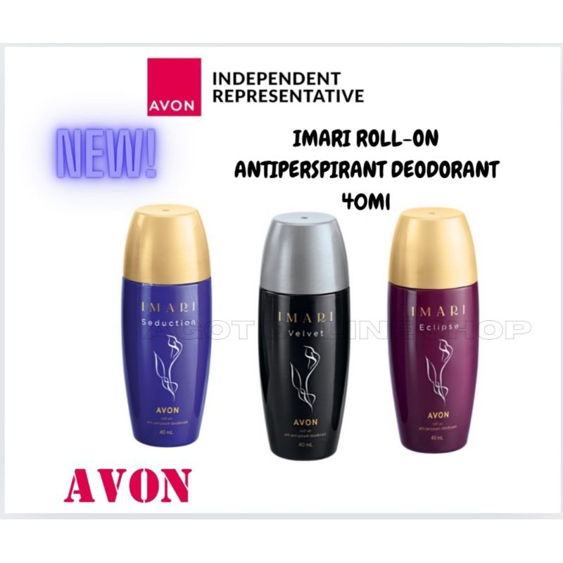 Avon Imari Velvet Roll-on Anti perspirant Deodorant 40ML | Shopee ...