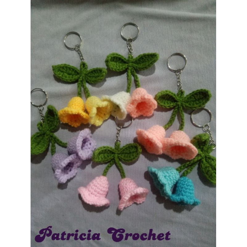 BELL FLOWER CROCHET KEYCHAIN | Shopee Philippines